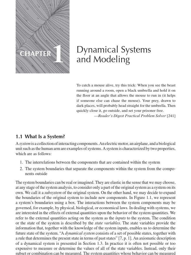 Dynamical System Model | PDF | Technology & Engineering