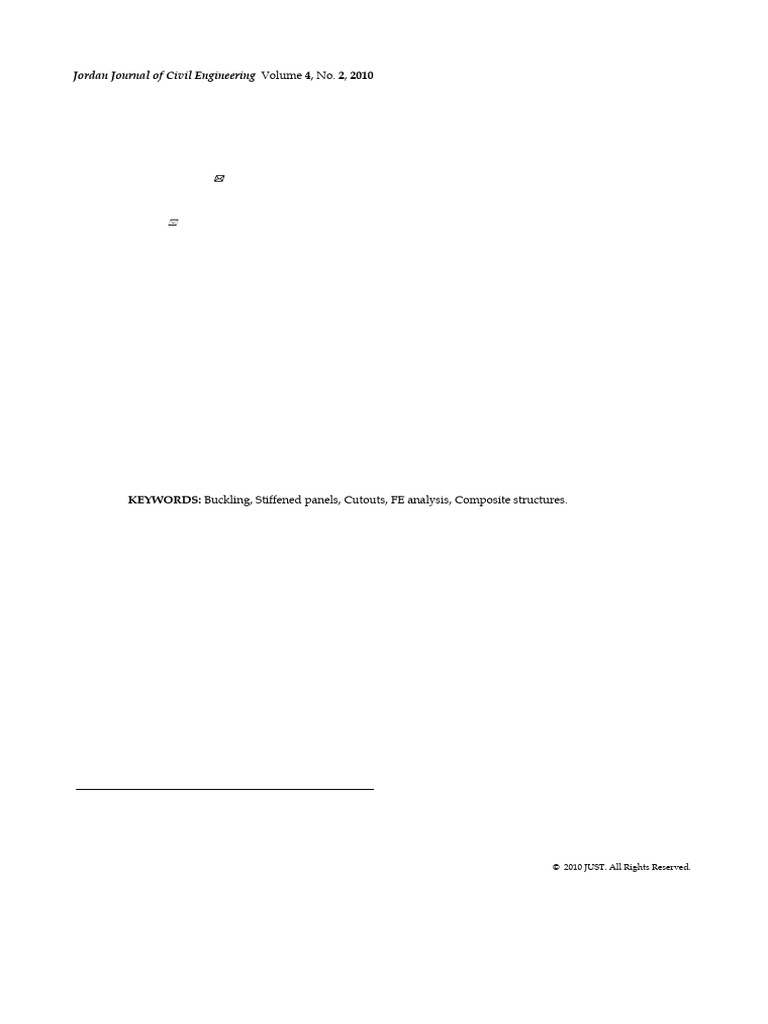 Stability Analysis of Composite Panels. | PDF | Buckling | Finite ...
