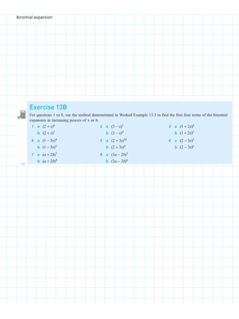 Binomial Expanssion | PDF