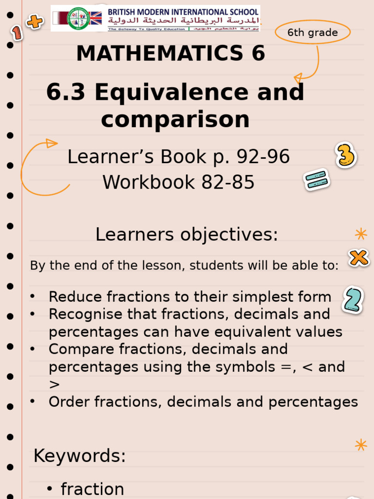 Simplifying Fractions and Equivalents | PDF