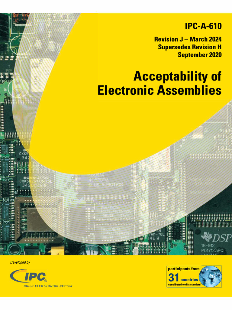 IPC-A-610J: Electronic Assembly Standards | PDF | Copyright | Patent