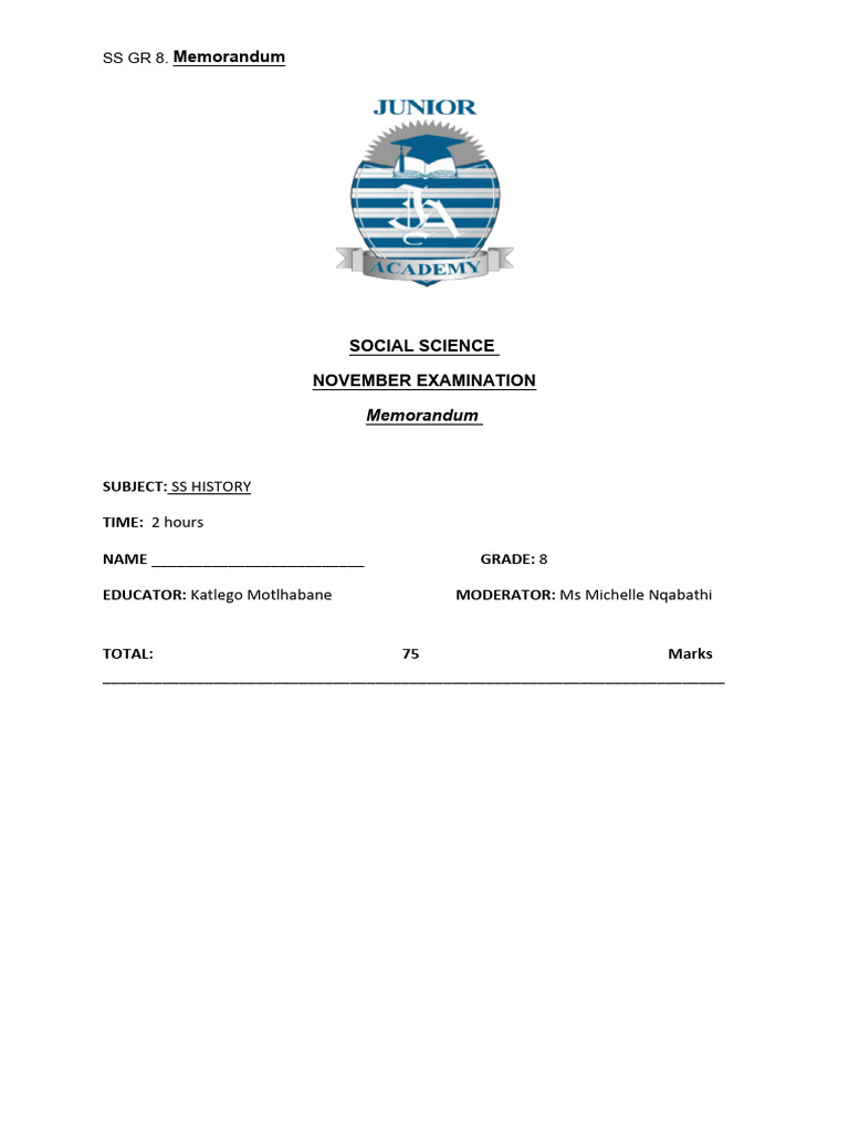 SOCIAL SCIENCE TEST EXAMS | PDF | World War I Reparations