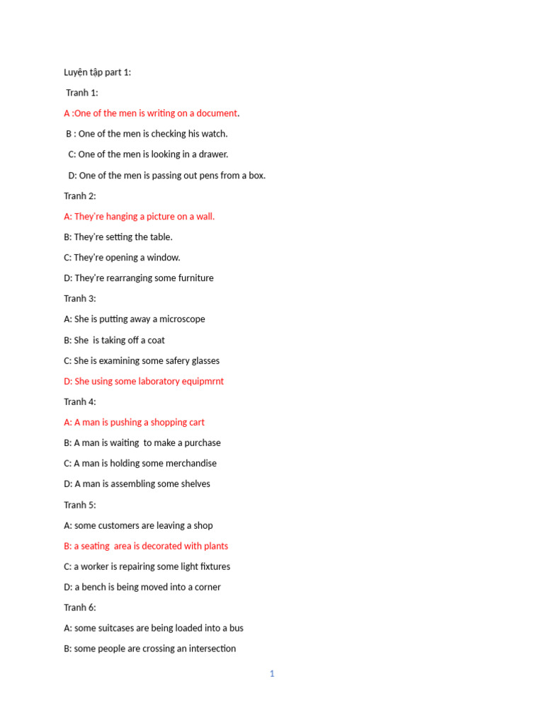 Workplace Conversation Practice Exercises | PDF