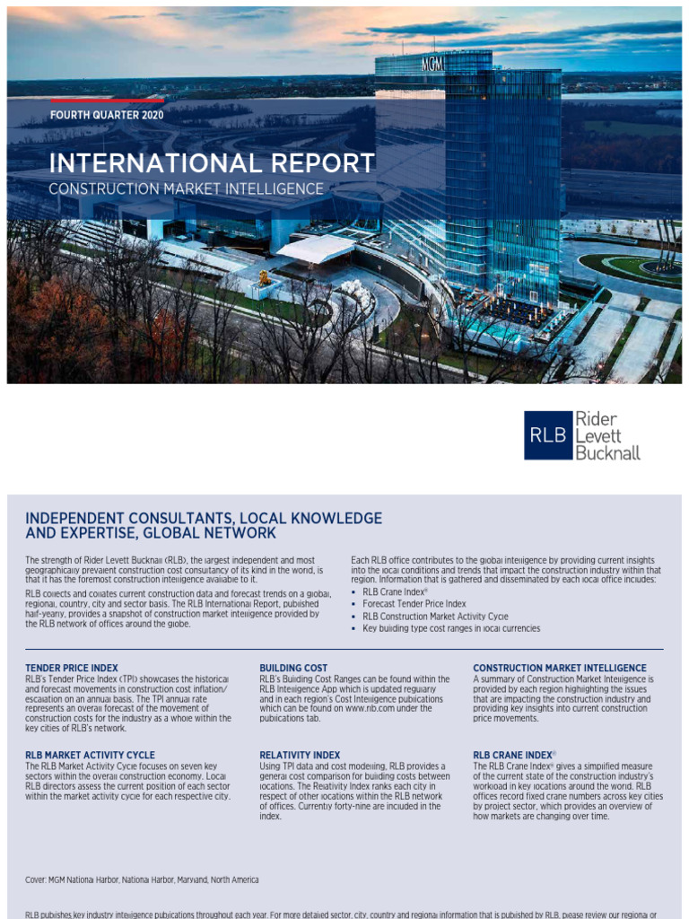RLB International Report Q4 2020 | PDF | Economies
