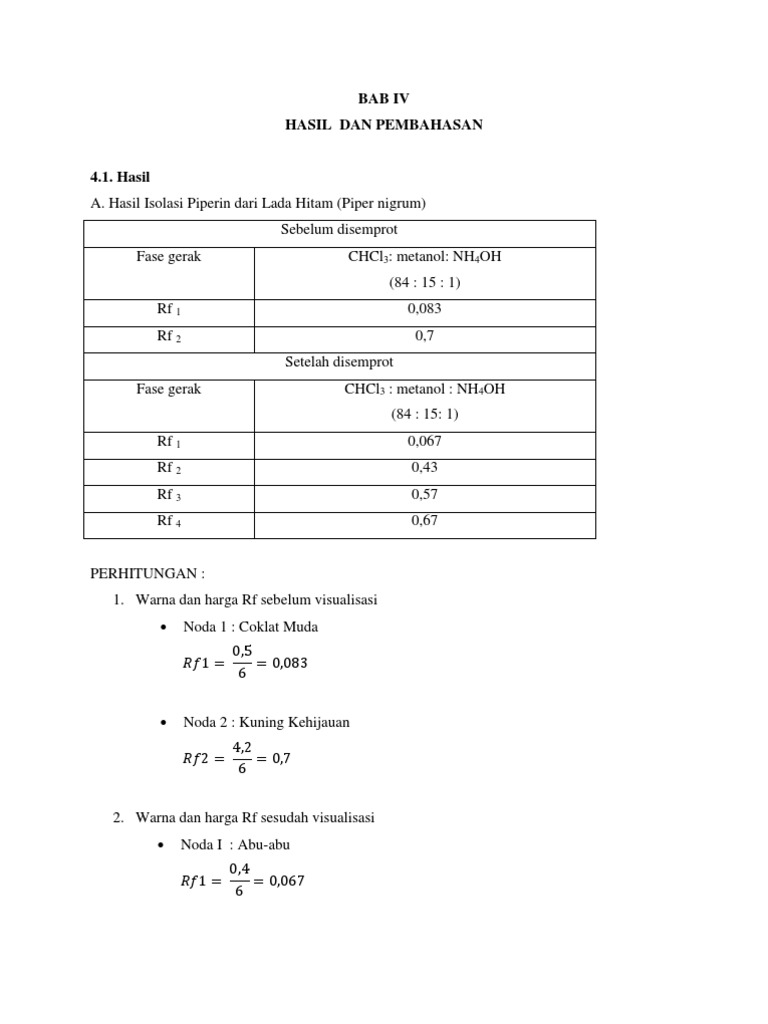 BAB IV Dan V Piperin Dan Alkaloid | PDF