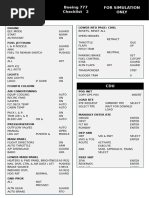Boeing 787 Dreamliner Checklist | PDF | Takeoff | Aerospace Engineering