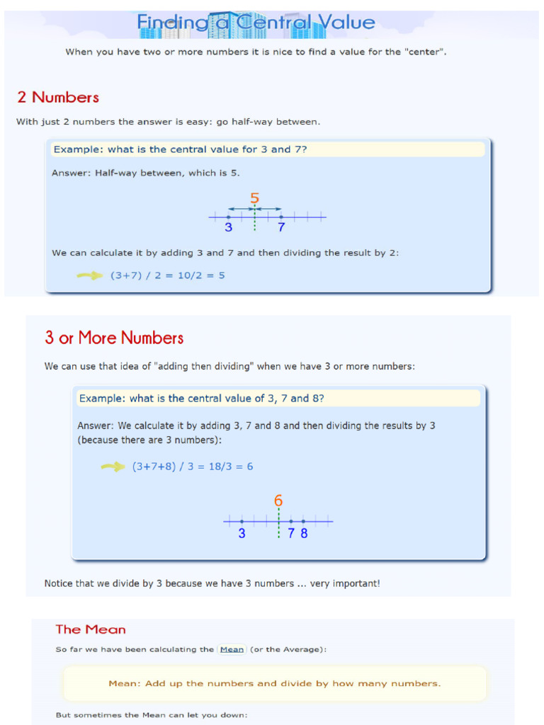 Measure of Central Tendency | PDF