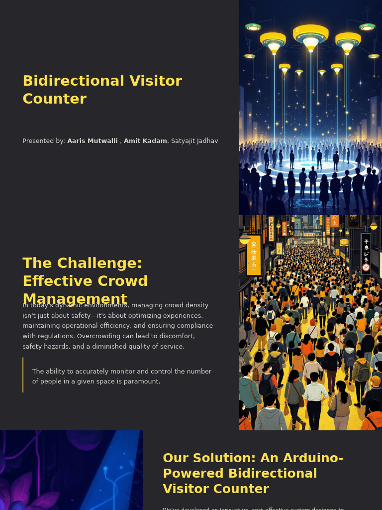 Bidirectional Visitor Counter | PDF | Real Time Computing | Computer ...