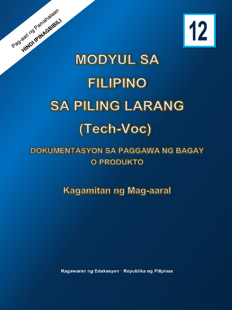 Dokumentasyon Sa Paggawa NG Isang Bagay o Produkto | PDF