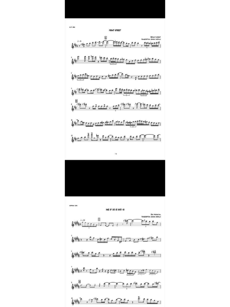 30 Modern Saxophone Solos | PDF