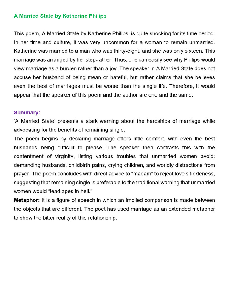 A Married State-2 2 | PDF | Marriage