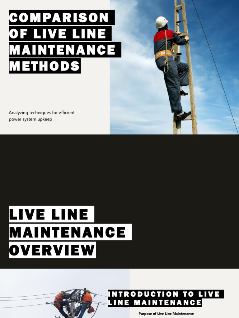 Live Line Maintenance Methods Comparison | PDF | Electricity ...