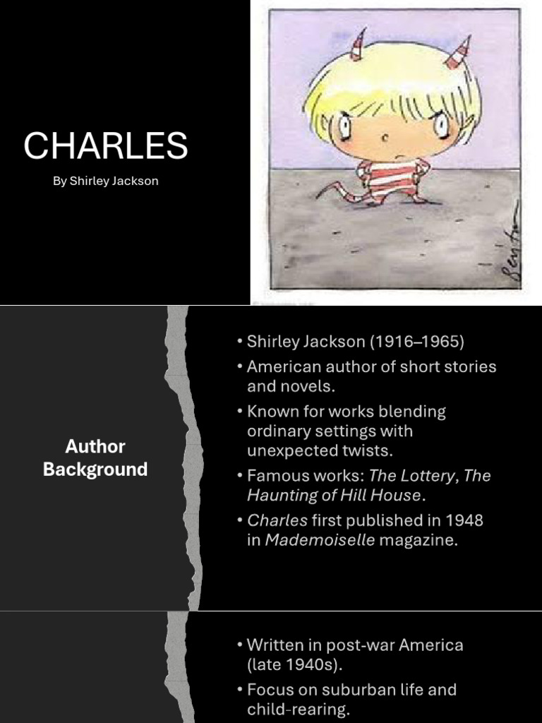 Analysis of Shirley Jackson's "Charles" | PDF