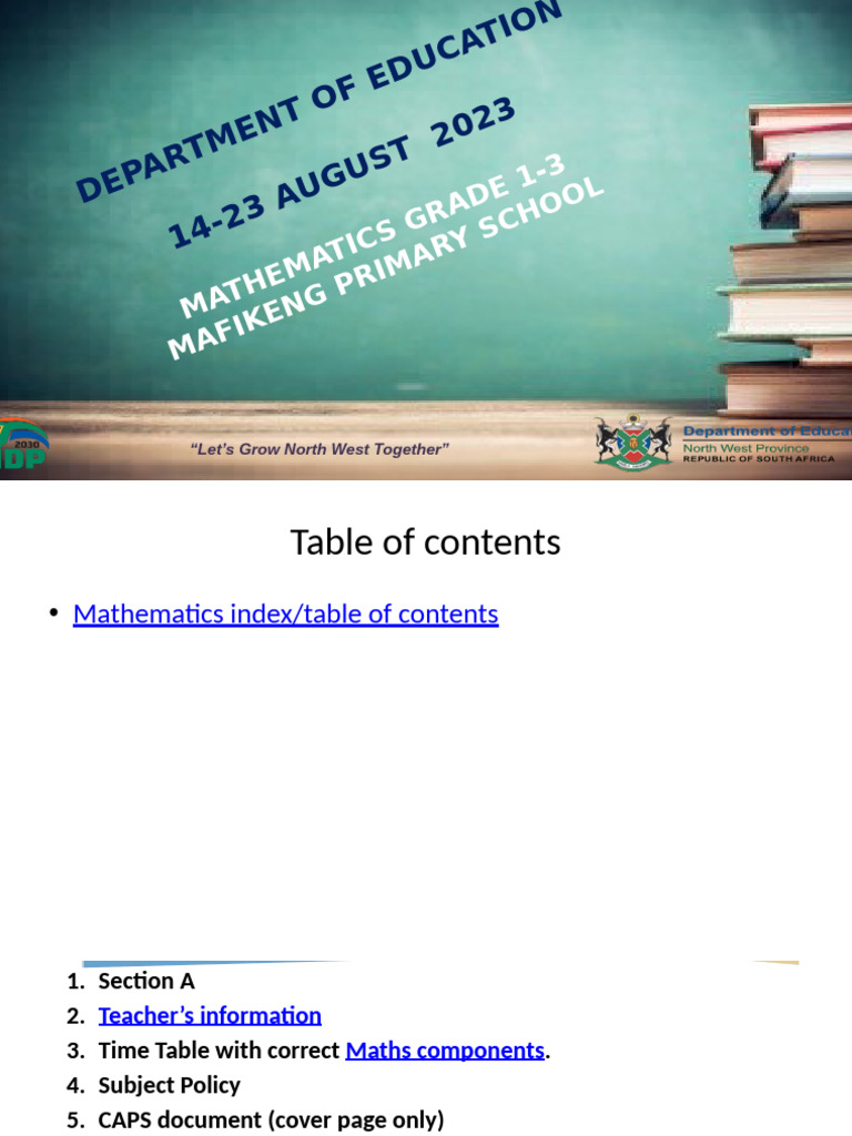 2023 Term 3 Maths Psf Presentation | PDF