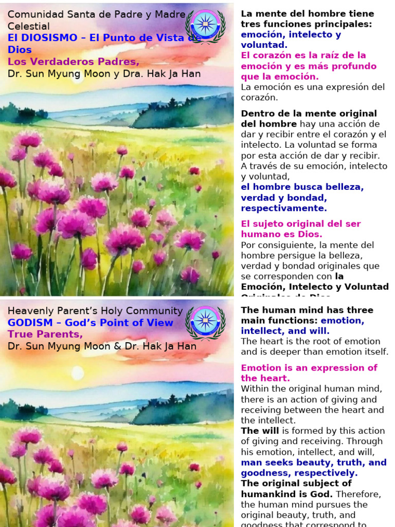 Emotion, Intelect, Will. | PDF