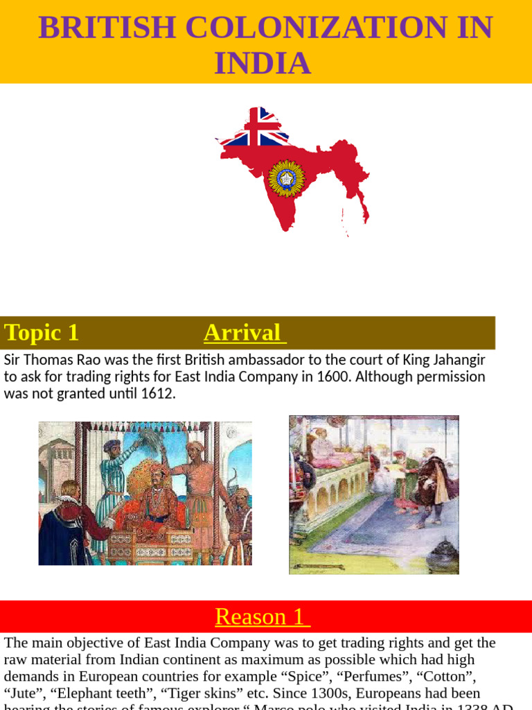 British Colonization in India | PDF