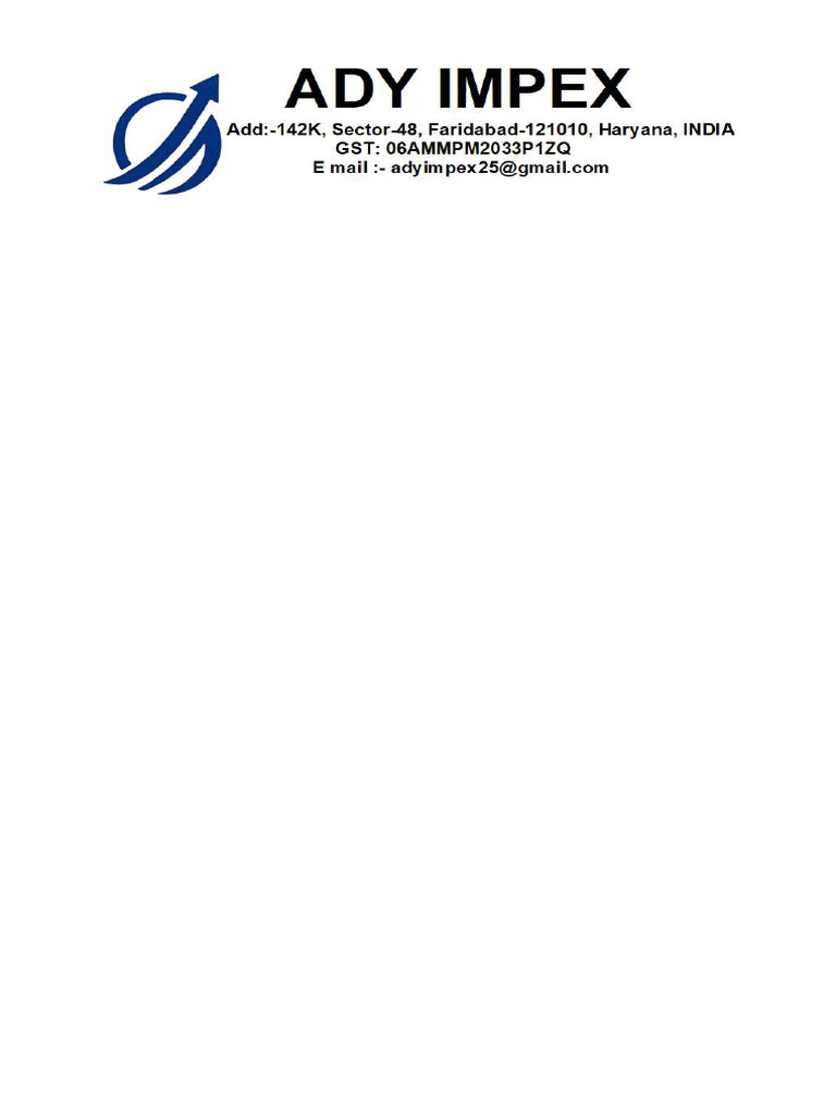 Letter Head ADY | PDF