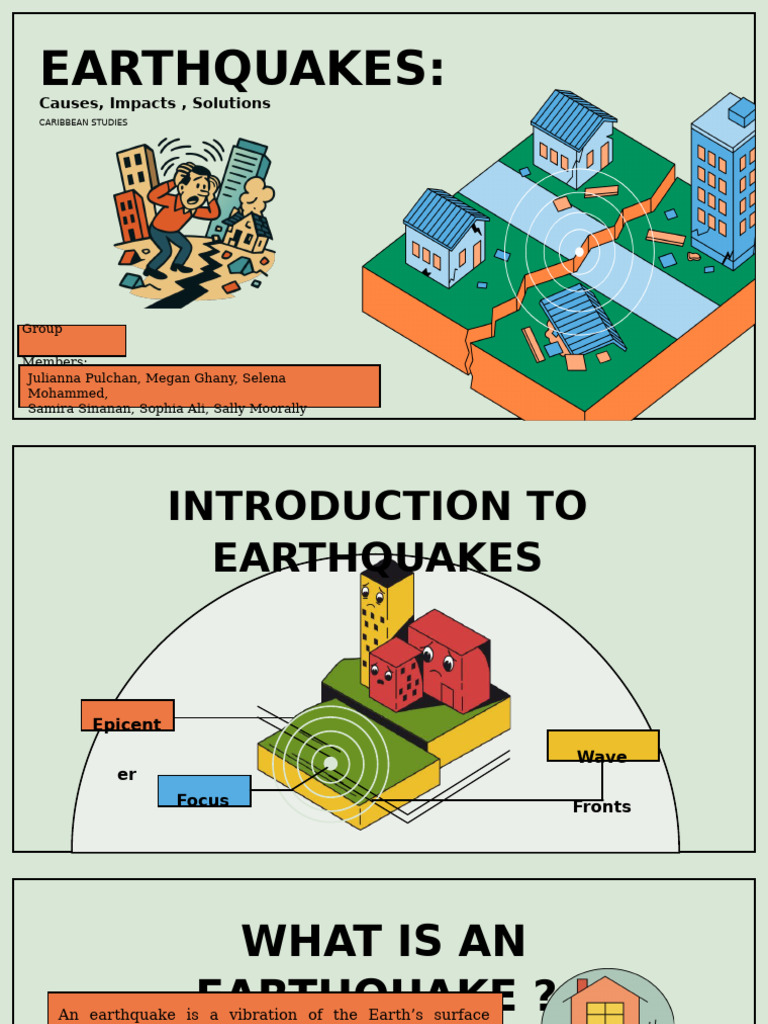 Earthquakes: Causes, Effects, Solutions | PDF | Earthquakes | Fault ...