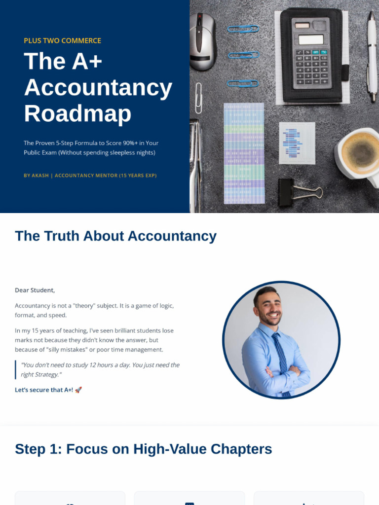 The a+ Accountancy Roadmap | PDF