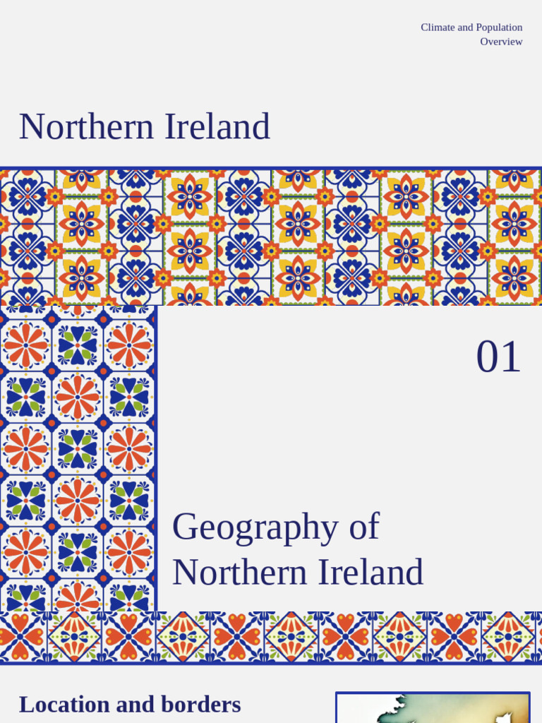 Northern Ireland: Climate and Population Insights | PDF