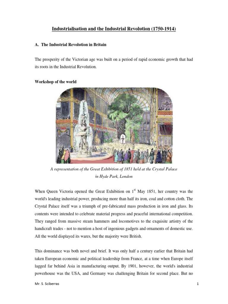 Industrial Revolution in Britain (1750-1914) | PDF | Industrial Revolution