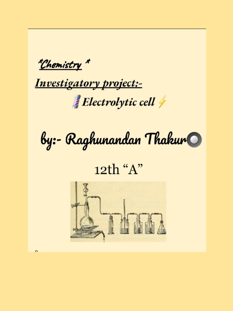 Chem Project | PDF