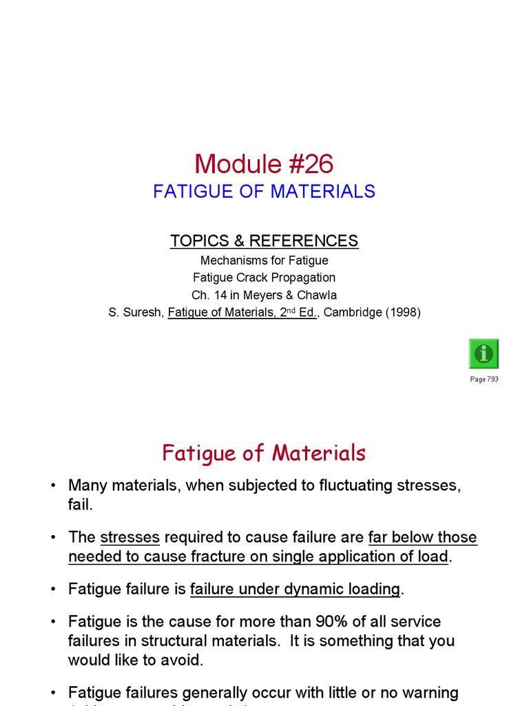 Fatigue of Materials | PDF | Fatigue (Material) | Fracture