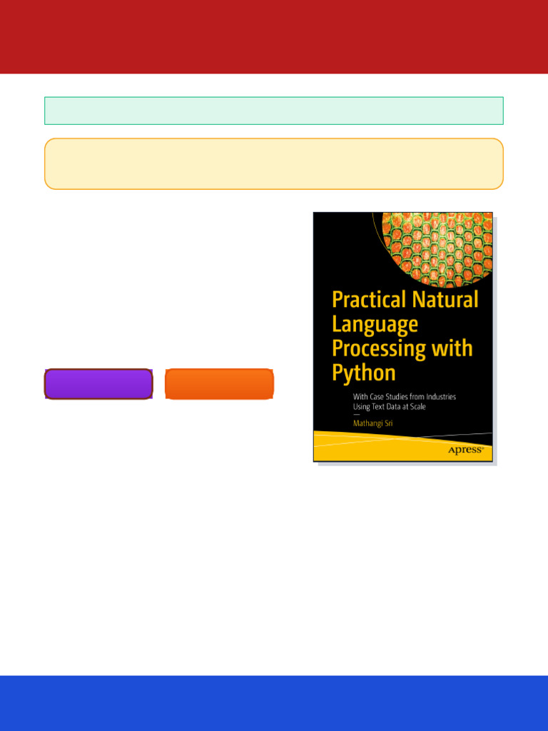Practical Natural Language Processing with Python With Case Studies ...
