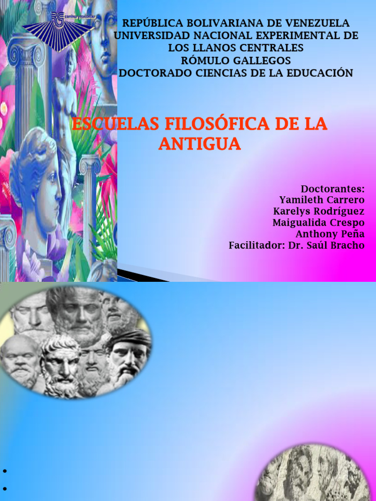 Escuela Filosófica | PDF | Filosofía griega antigua