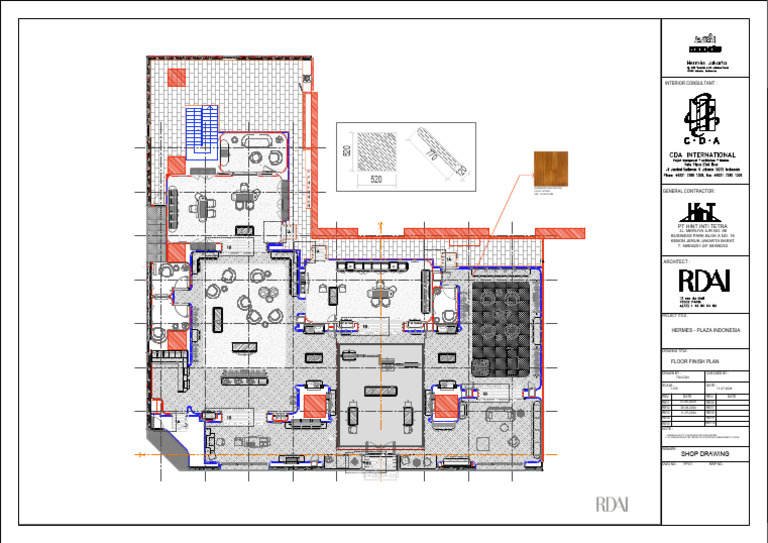 Floor Finish Plan for Plaza Indonesia | PDF | Technical Drawing ...