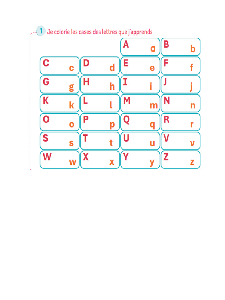 L'alphabet | PDF