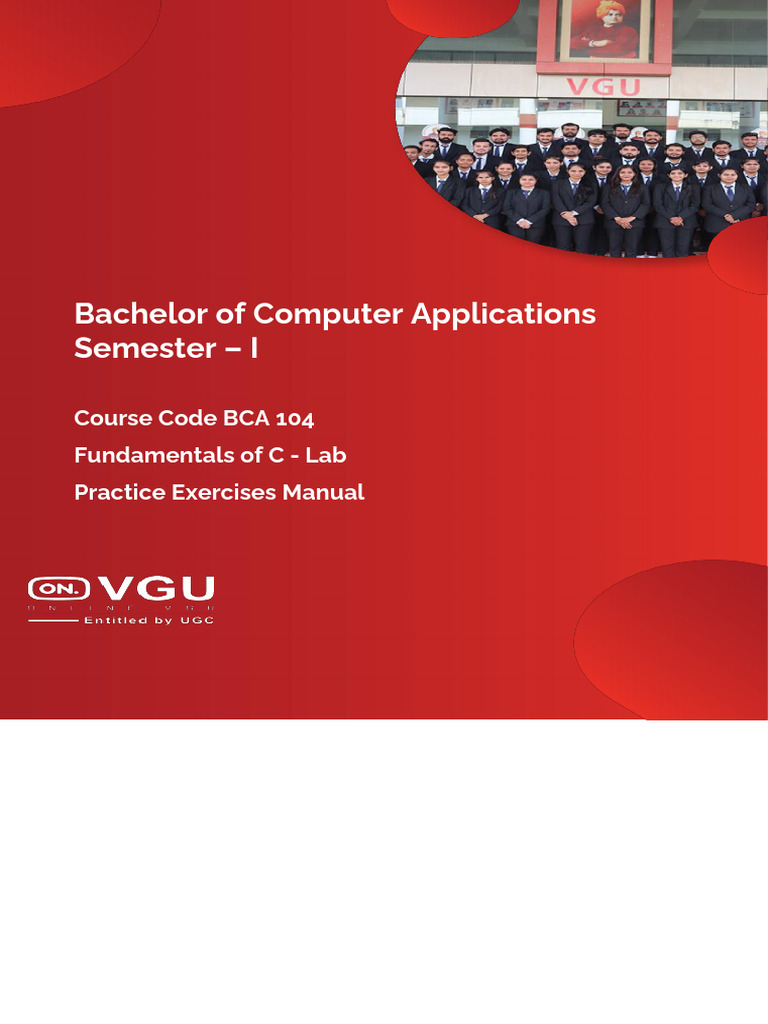 Fundamentals of C -Lab (1) | PDF | Pointer (Computer Programming ...