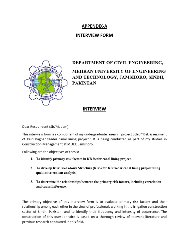 Interview Proforma 3 | PDF | Erosion | Soil
