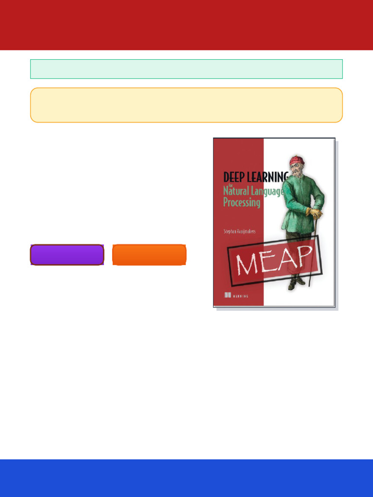 Deep Learning for Natural Language Processing (MEAP V07) Stephan ...