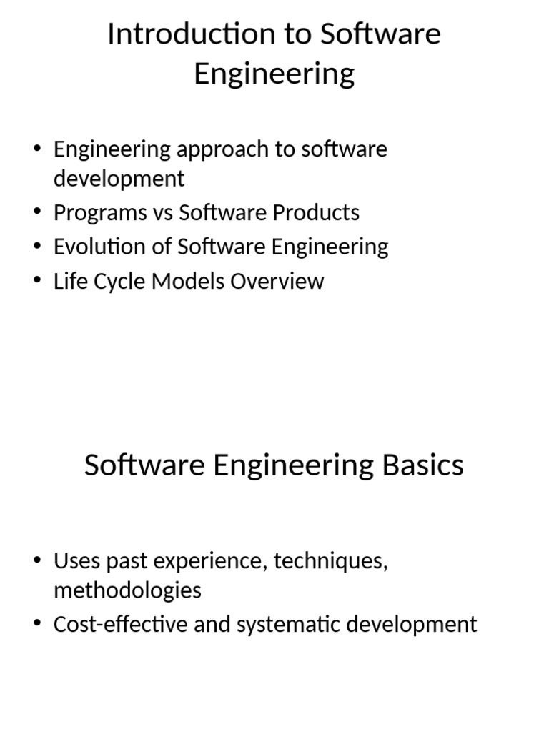 Software Engineering Notes PPT | PDF