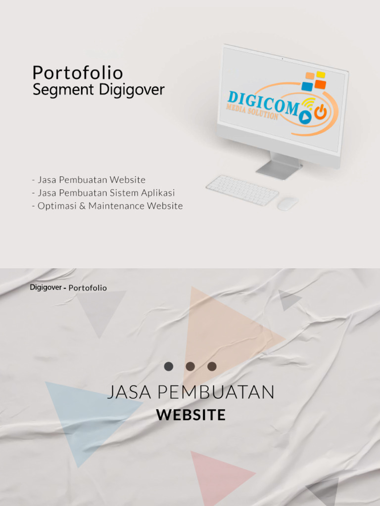 Digicom Segment Gover Website | PDF
