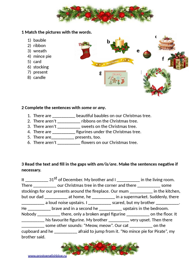 There Isare Someany Present Simple of The Verb To Be Revision | PDF