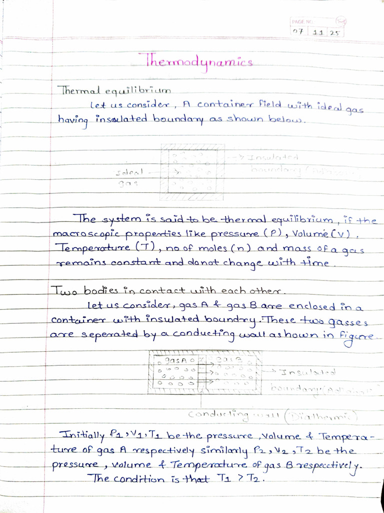 Thermodynamics Physics | PDF