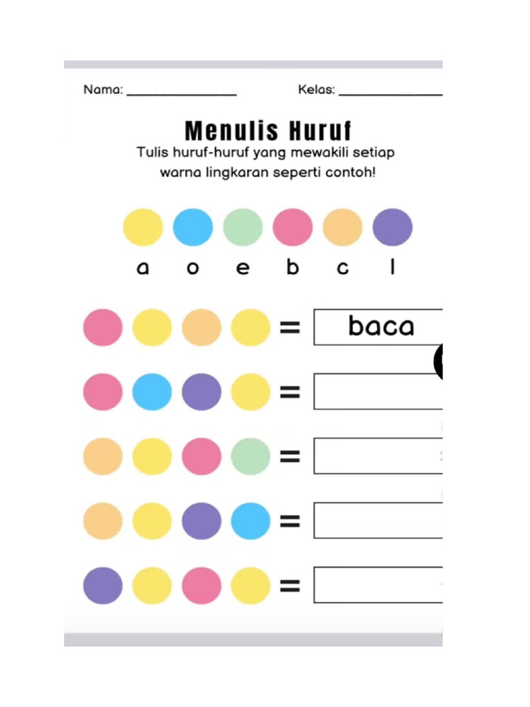 Belajar Menulis 3 | PDF