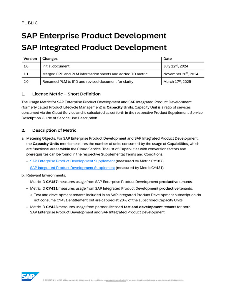 Sap Product Lifecycle Management | PDF | Product Lifecycle