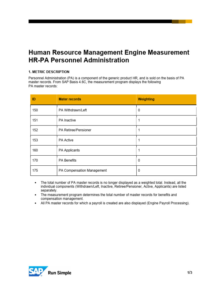 0150 0175 Sap Human Resource Management HR Pa en | PDF | Human Resource ...