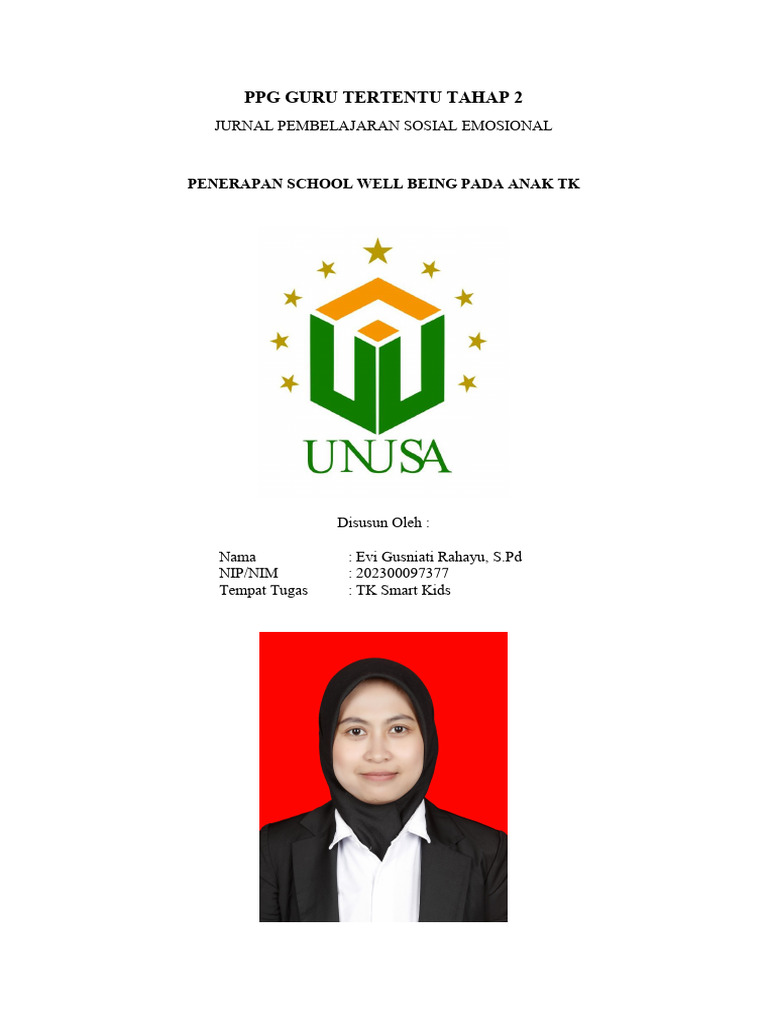 Penerapan School Well-Being di TK | PDF