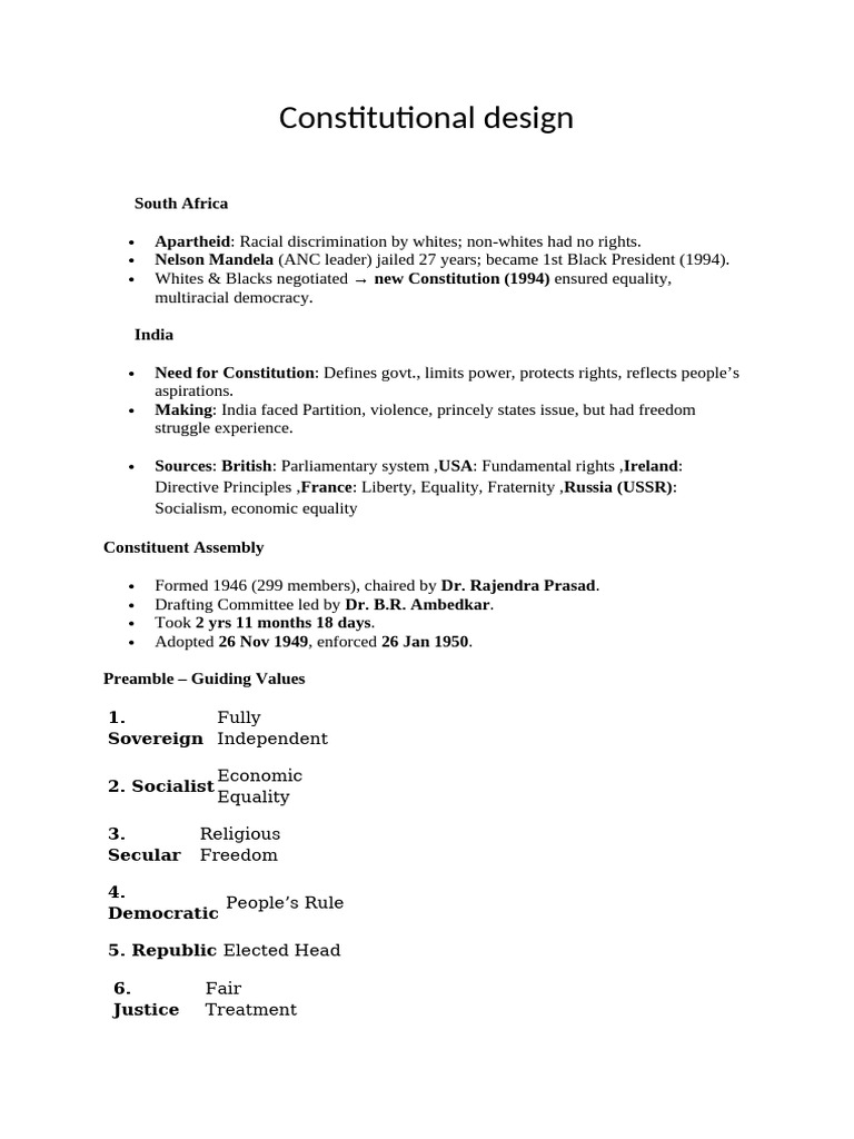 Constitutional Design | PDF | Political Science | Justice