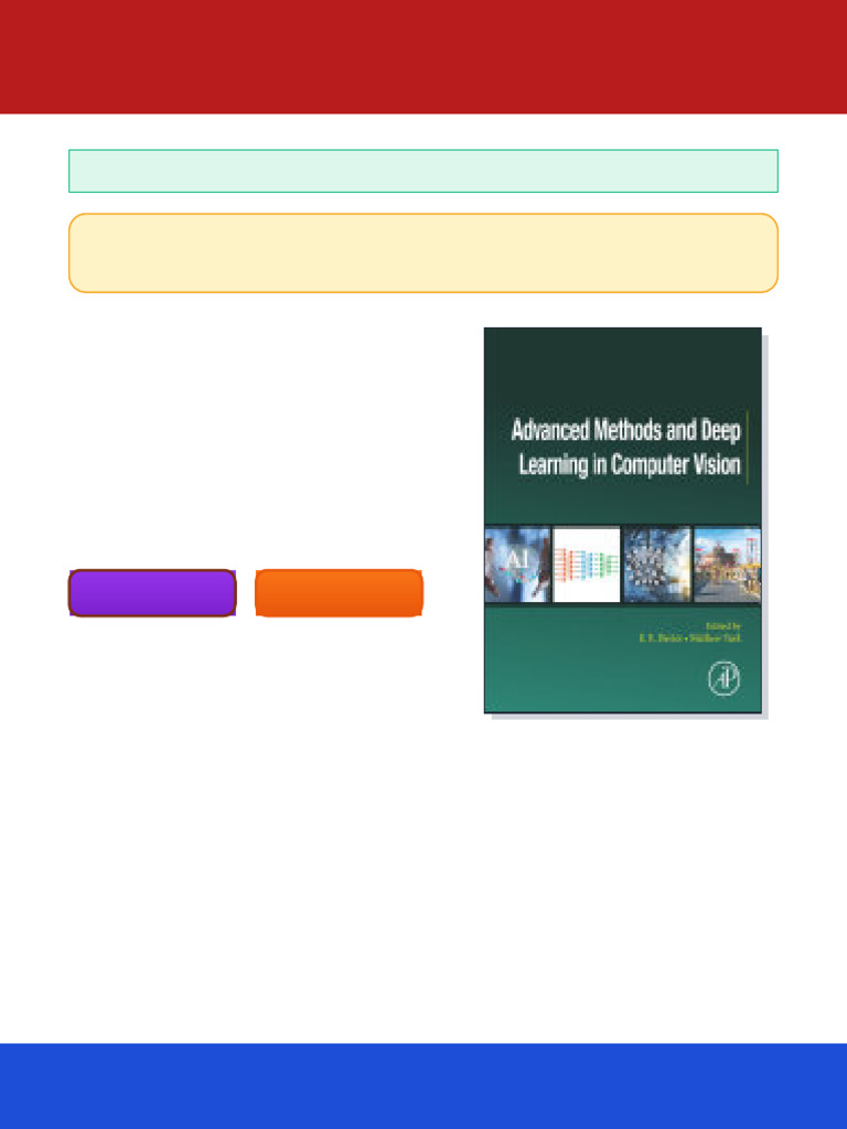 Advanced Methods and Deep Learning in Computer Vision (Computer Vision and Pattern Recognition ...