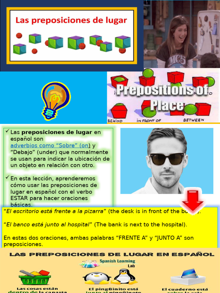 Preposiciones de Lugar Con El Verbo Estar - Shakira | PDF | Mecánica ...