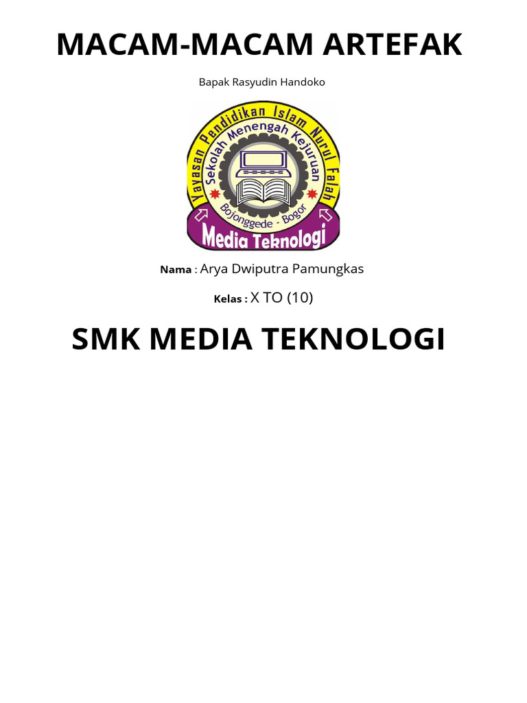 Jenis-Jenis Artefak Sejarah Indonesia | PDF
