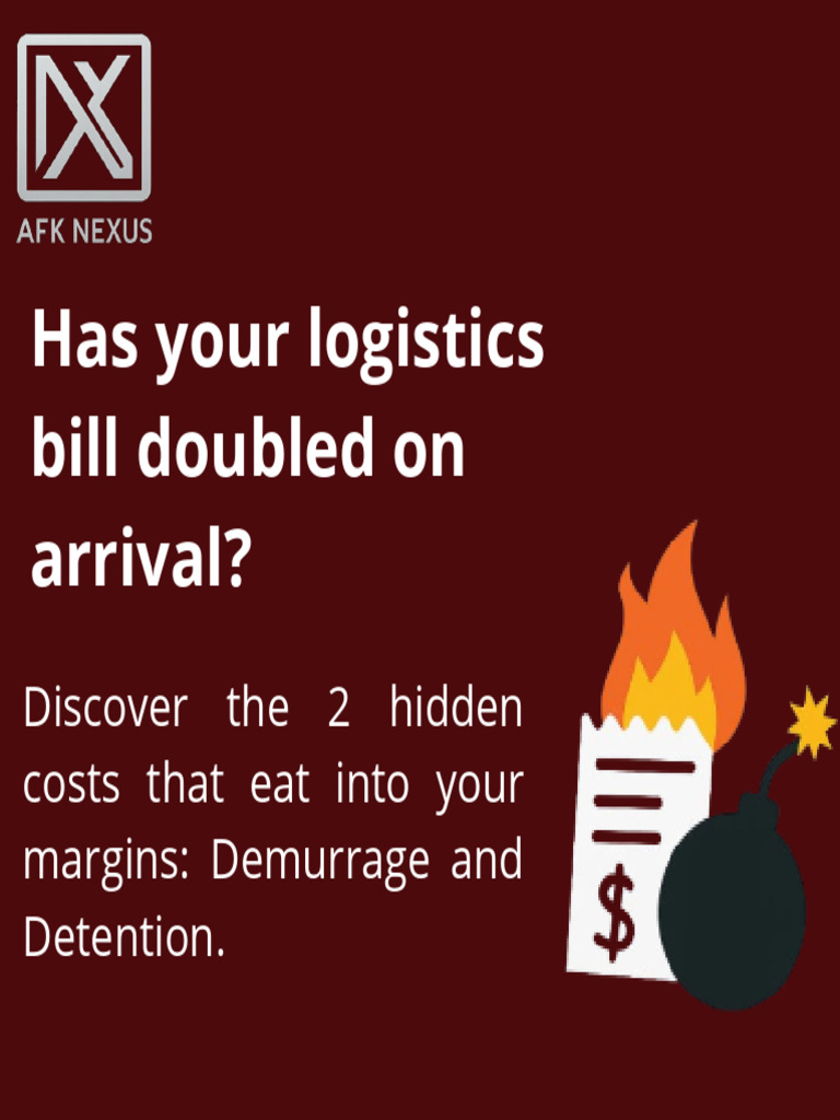 Demurrage and Detention | PDF