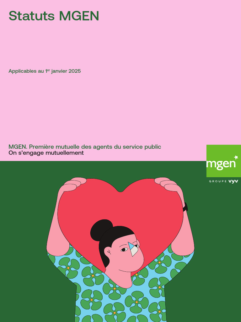 Statuts MGEN 2025 : Objectifs et Règlements | PDF | Vote | Élections