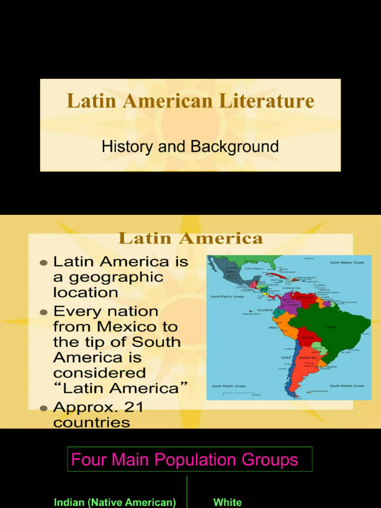 Latin America Literature | PDF