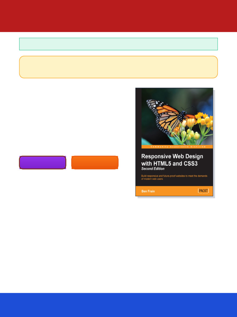Responsive Web Design with HTML5 and CSS3 Second Edition Ben Frain ...